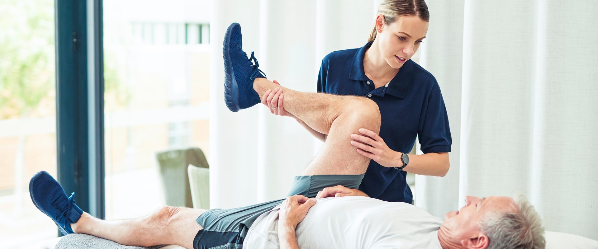 Physical Therapist Working